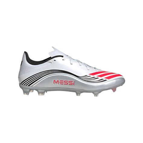 Adidas F50 Messi League Firmmulti Ground Soccer Cleats Whiteredsi