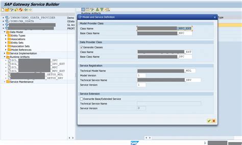 How To Enhance System Generated Odata Service In Sap Bw4hana Erp Qanda