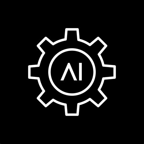 artificial intelligence icon set in line style machine learning smart