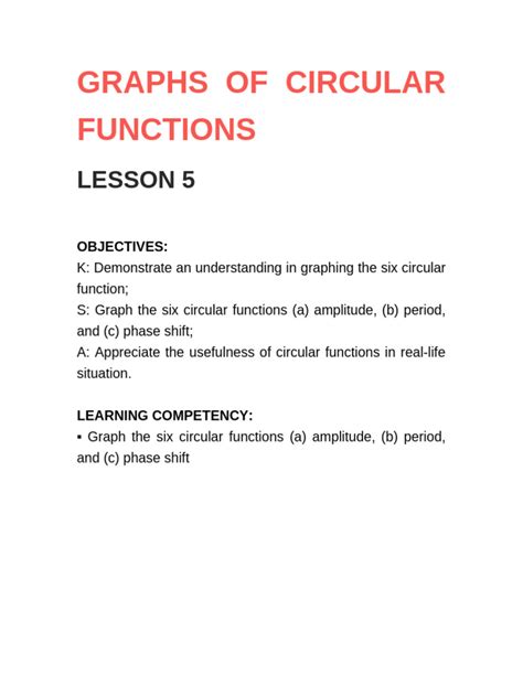 Precalculus Project 3 Clarizel Pdf