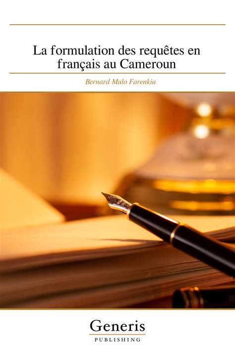 La Formulation Des Requêtes En Français Au Cameroun