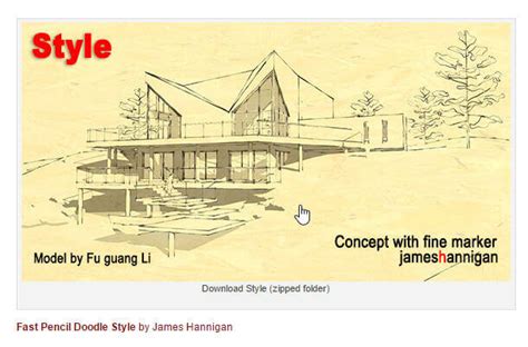 SketchUp Artists Styles Part 1 Download Free Styles Daniel Tal