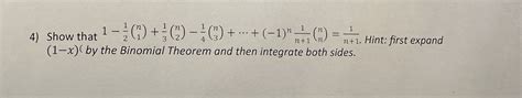 Solved 1−21n131n2−41n3⋯−1nn11nnn11