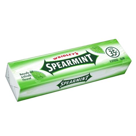 Wrigleys Chicles 20 U Spearmint Club Candy