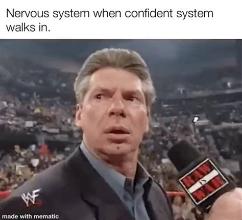 Nervous System When Confident System Walks In IFunny