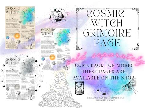 The Sex Witch Path Grimoire Page Printable Bos Page Witchcraft Paths