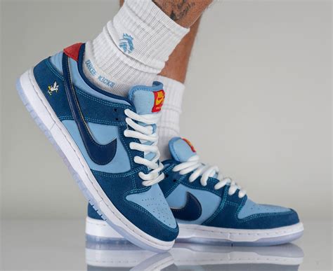 Why So Sad X Nike Sb Dunk Low Coastal Blue Sneakerjagers