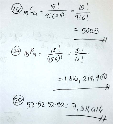 [solved] permutations and combinations learning task revised
