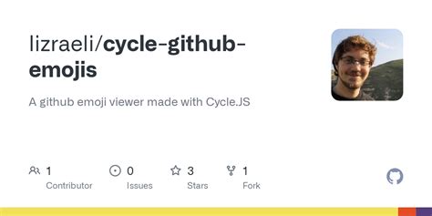GitHub Lizraeli Cycle Github Emojis A Github Emoji Viewer Made With Cycle JS