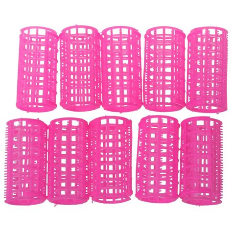 10 шт салонные бигуди для волос ролики розовый мягкий большой Diy парикмахерские инструменты