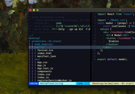 Netrw Tree Collapses When Clicking Back Into Terminal Window Rvim