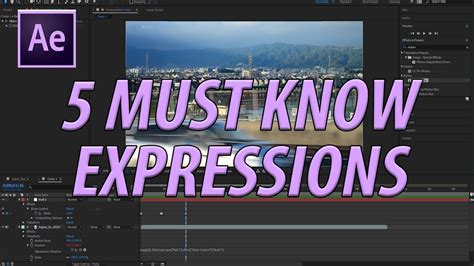 5 must know expressions for adobe after effects cc 2017 youtube