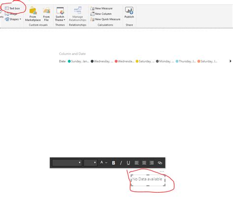 solved how to show message no data in chart when the va