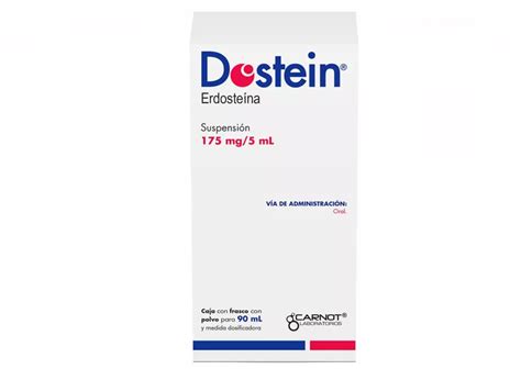 Farmacia París Dostein 175mg Susp Pvo 90 Ml Erdosteina