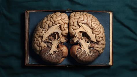 Anatomical Model Of Human Brain Stock Illustration Illustration Of