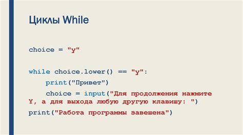 Язык программирования Python Online Presentation