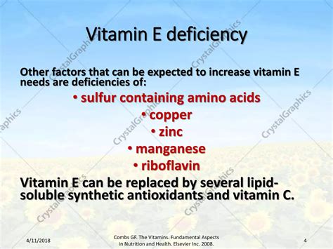 Vitamin E Deficiency Ppsx