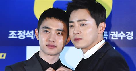 [md포토] 조정석·도경수 브로맨스 하트 포즈
