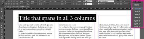 Master The Use Of Columns In Indesign For Flawless Layouts