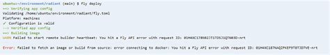 Failed To Fetch An Image Or Build From Source Error Connecting To