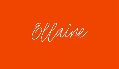 Ellaine Free Font