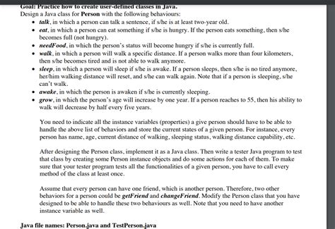 solved goal practice how to create user defined classes in
