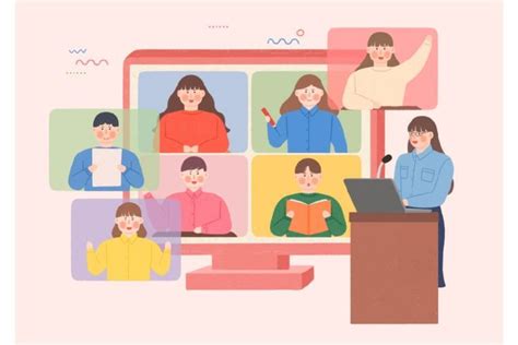 온라인원격교육017 교육 온라인 학습 선생님