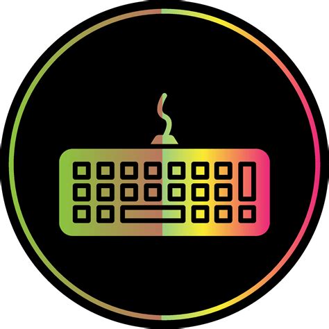 Keybord Glyph Due Color Icon Design 43811960 Vector Art At Vecteezy