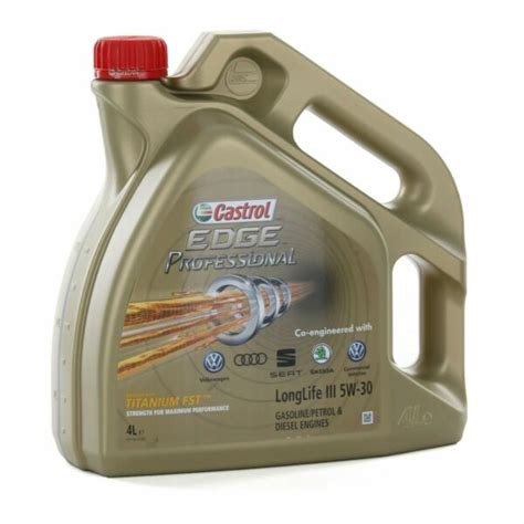 5 LITER CASTROL EDGE Titanium LONGLIFE 5W-30 - 50400/50700 online ...
