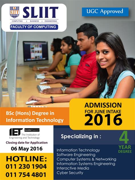 Ugc Approved It Degrees Sliit ~ Dailypromo Lk