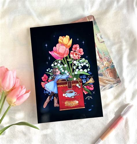 Cocoa Tin Flower Vase Print Etsy