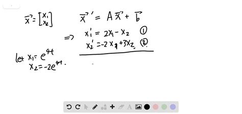 verify that the given vector function 𝐱 defines a solution to 𝐱 a 𝐱 𝐛