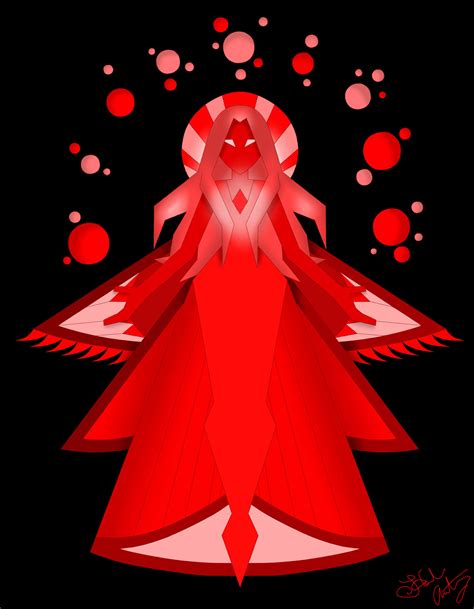 Steven Universe Oc Red Diamond Mural By Hazelwolf On Deviantart