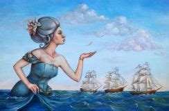 Картина Кувшинка. Размеры: 30x30, Год: 2020, Цена: 3500 рублей Художник ...