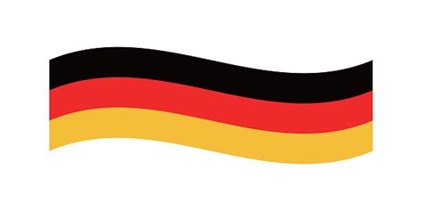 독일 국기입니다 독일 국기 독일어 물결 모양의 선 깃발입니다 플래그 아이콘입니다 표준 색상 스트리머 모양의 아이콘입니다 컴퓨터 일러스트레이션 디지털 일러스트레이션 벡터 일러