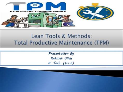 Tpm 8 Pillars Ppt