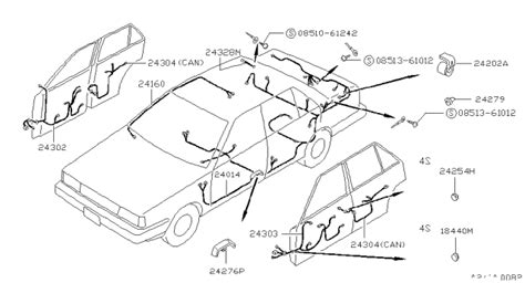 Wiring Body 1987 Nissan Sentra