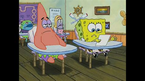 Spongebob And Patrick In Class