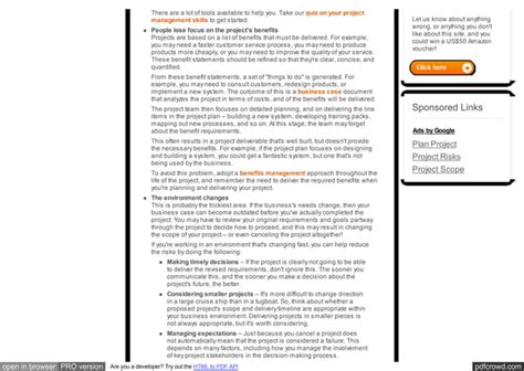 Project Management Why Do Projects Fail Pdf