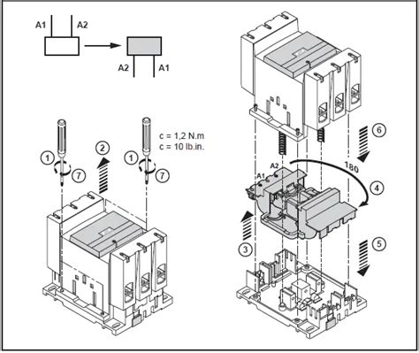 Schneider Electric Lc1 D1156 Reversing Contactors Instruction Manual