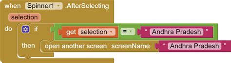 How Can I Change Screens Using Spinner MIT App Inventor Help MIT App Inventor Community