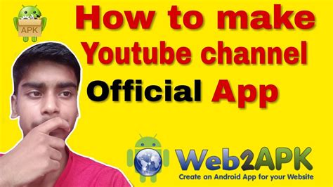How To Make Youtube Channel App YouTube