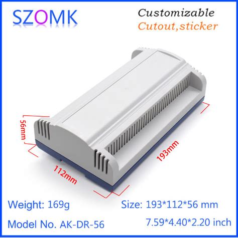 China Newest Model Din Rail Enclosure Abs Box Plastic Electronic Junction Enclosure For PCB