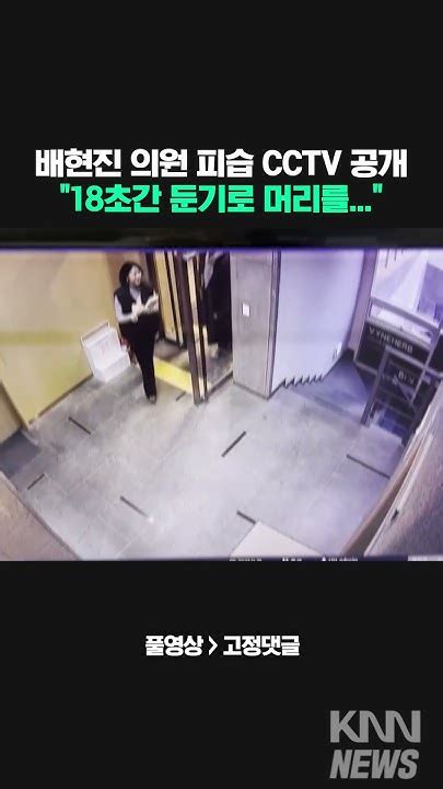 배현진 의원 피습 Cctv 공개 `18초간 둔기로 머리를 Youtube