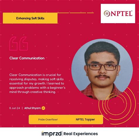 athul shyam on linkedin i am excited to have completed the nptel