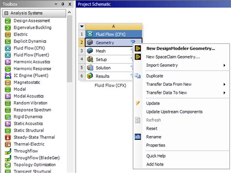 4 3 An Introduction To Workflow Within Ansys Cfx In Ansys Workbench