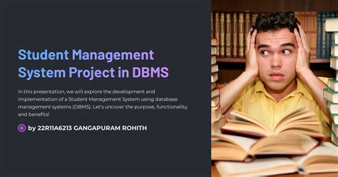 Student Management System Project in DBMS