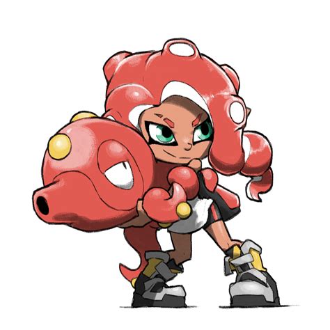 Octoling Octoling Girl And Octillery Pokemon And More Drawn By Blacknirrow Danbooru