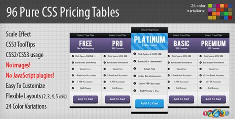 35 best html css3 responsive pricing table templates designmaz