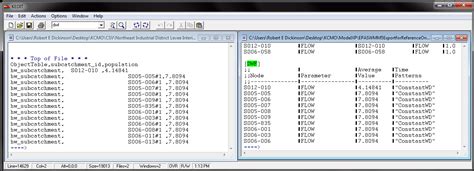csv file dwf suggestion for importing swmm5 flows to icm swmm5 icm